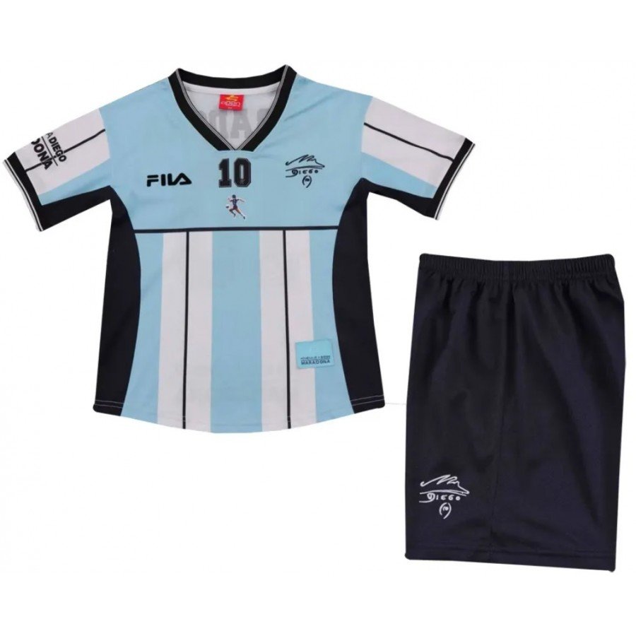 Kit infantil I Seleção da Argentina 2001 Fila Retro Especial