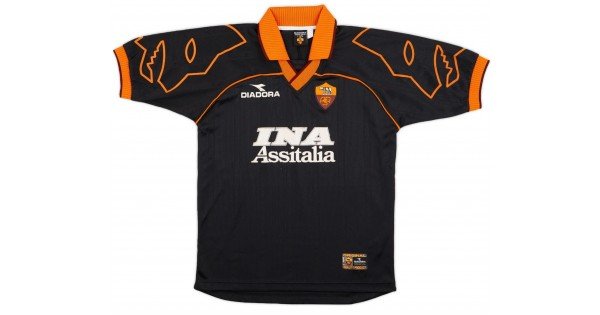 Camisa III Roma 1999 2000 Retro Diadora