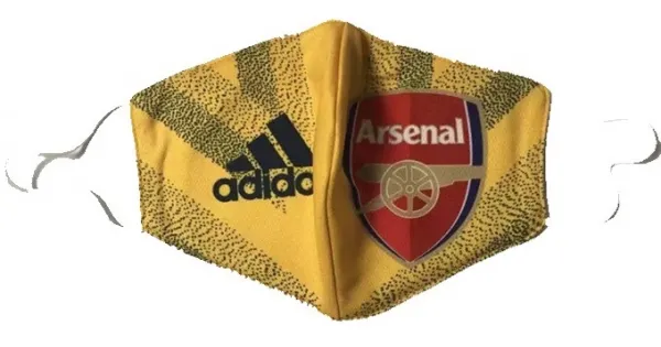 Klubai Store - Mascara oficial Adidas Arsenal 2019 2020 amarela