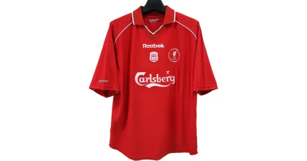 Camisa I Liverpool 2001 2002 Reebok Retro
