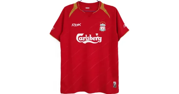 Camisa I Liverpool 2005 2006 Reebok Retro